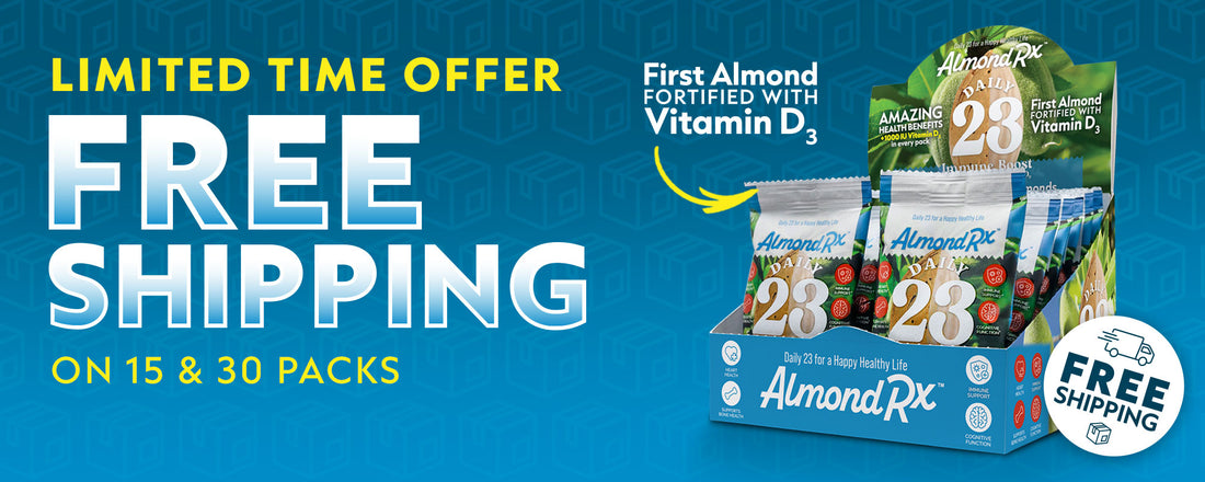 AlmondRx - The First & Only Skinless Almond Fortified with Vitamin D!