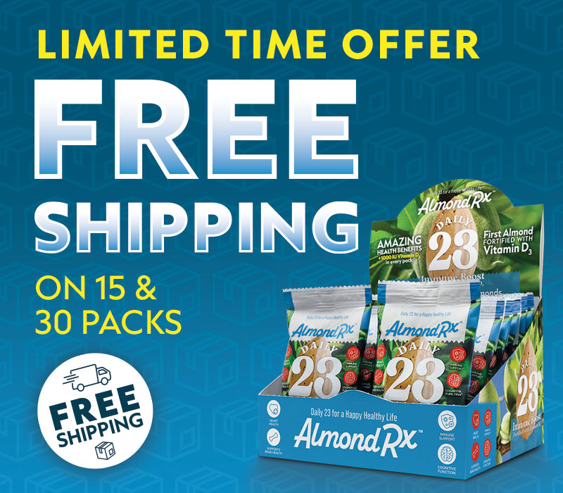 AlmondRx - The First & Only Skinless Almond Fortified with Vitamin D!